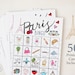 Paris Bingo Cards: Printable Bingo Cards, 50 Cards, Senior Citizen ...