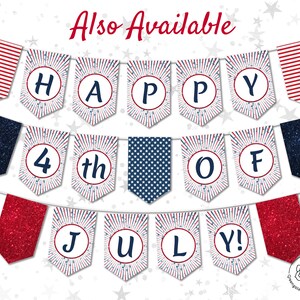 American Flag Bunting - Banner, Stars and Stripes, Independence Day ...