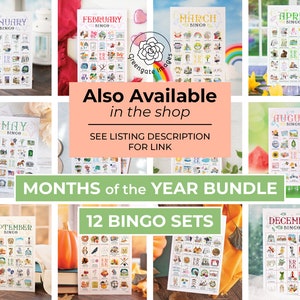 May Bingo - 50 PRINTABLE Unique Cards. Instant Digital Download PDF ...