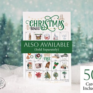 Nativity Bingo Cards: Printable Christmas Bingo, 50 Cards, Senior ...