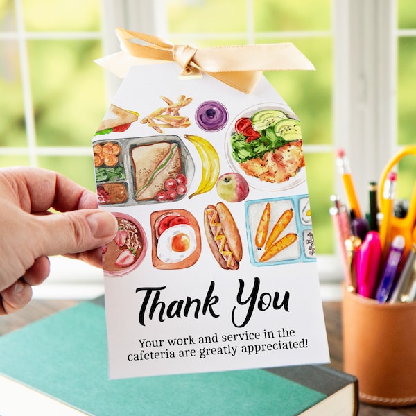 Thank You for Cafeteria Staff - Etsy