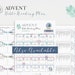 Advent Bible Reading Plan PRINTABLE Advent Calendar, Advent Bookmarks ...