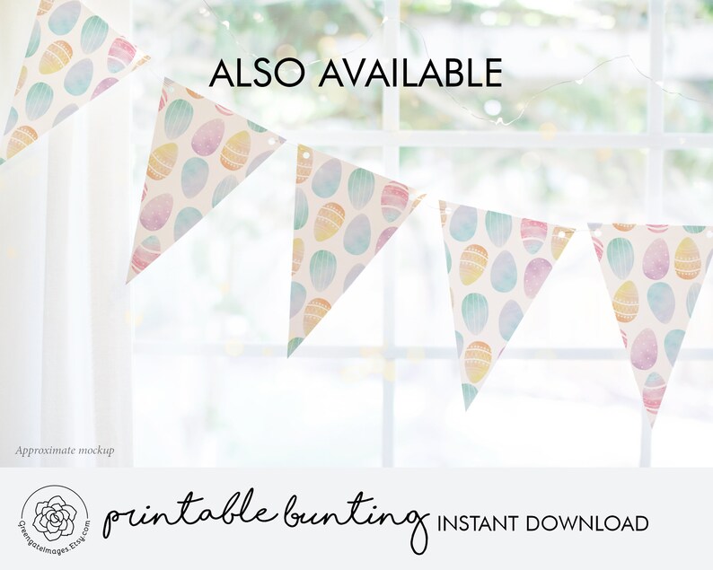 Easter Place Cards - PRINTABLE Buffet Sign, Editable in Corjl, Party ...