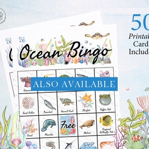 Ocean Memory Game - PRINTABLE Downloadable Activity PDF. Matching Game ...