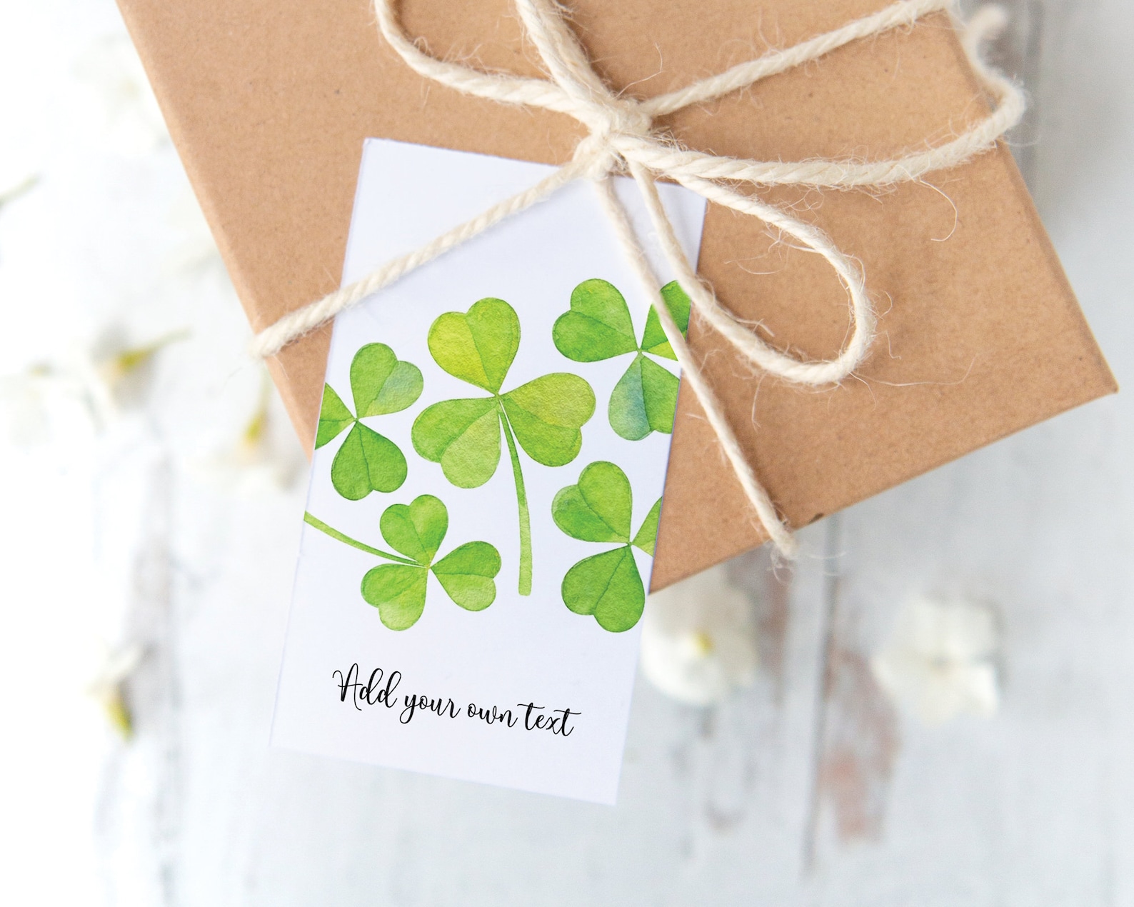 Shamrock Gift Tags St. Patrick's Day Printables Corjl - Etsy