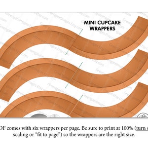 MINI Terracotta Pot Cupcake Wrapper - PRINTABLE Pdf, Flower Pot, Spring ...