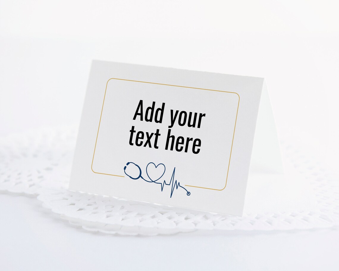 Medical Doctor Buffet Signs Printable Placecards Corjl - Etsy