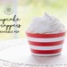 Red Striped Printable Cupcake Wrapper Instant Digital - Etsy