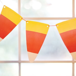 Candy Corn Banner: Candy Corn Decorations, Halloween Garland, Halloween ...