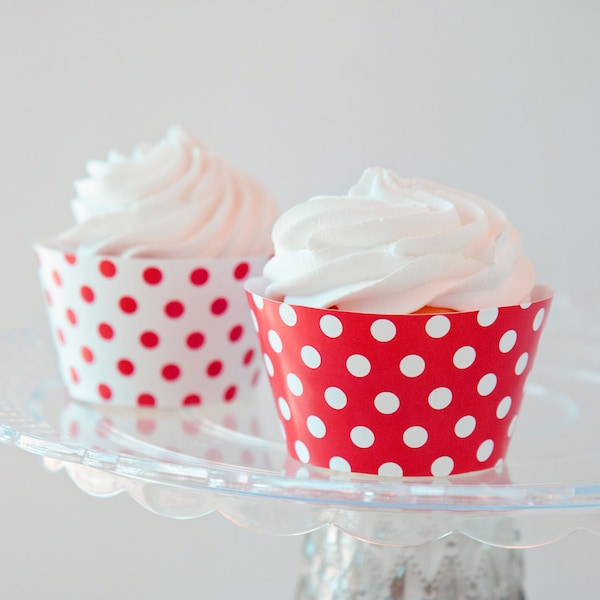 Red Cupcake Liners - Etsy