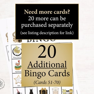 New Year's Bingo Cards: Printable bingo 50 cards senior | Etsy