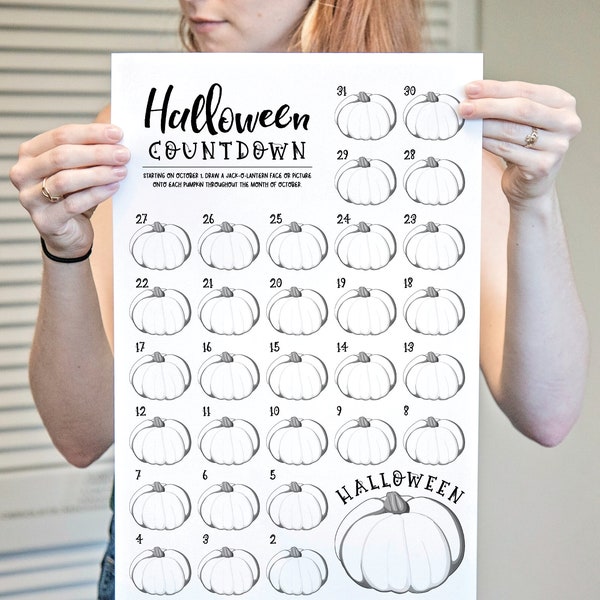 Halloween Countdown - Etsy