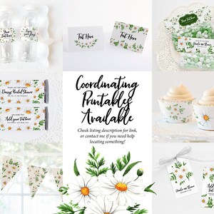 Daisy Bunting - PRINTABLE Banner Flags Instant Digital Download, April ...