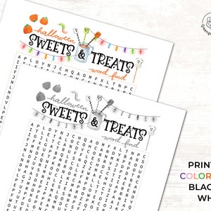 Halloween Word Game Bundle - PRINTABLE Instant Digital Download Pdfs ...