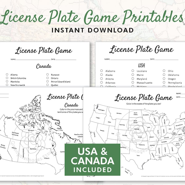 Printable Kids Car Game - Etsy