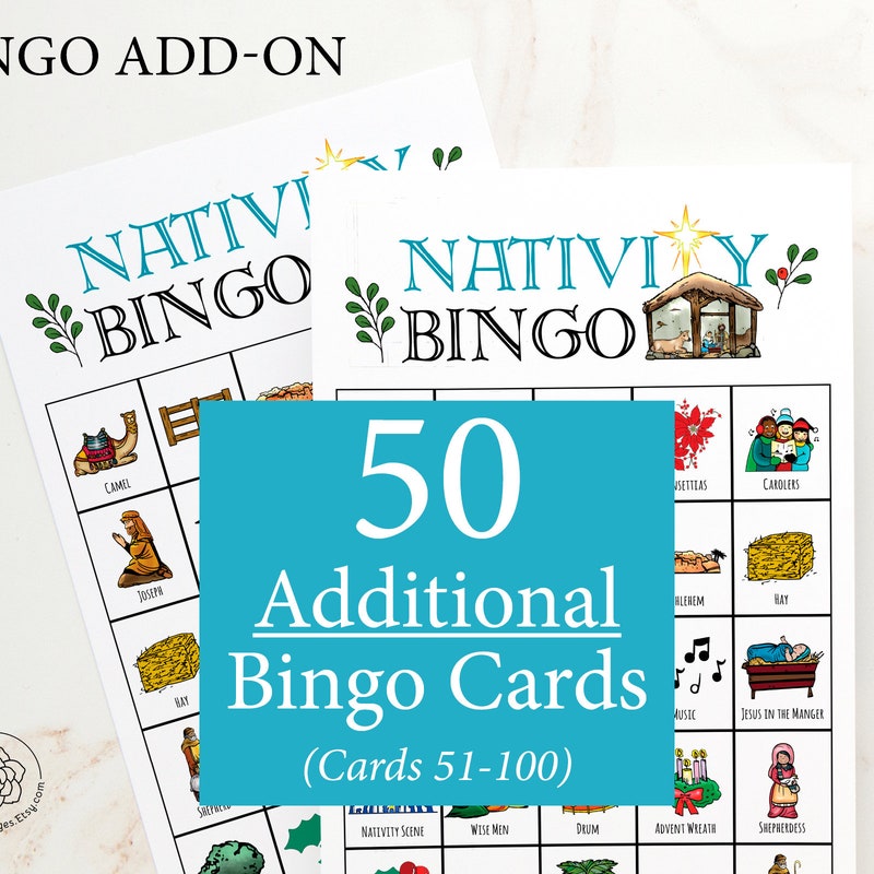 Nativity Bingo - Etsy