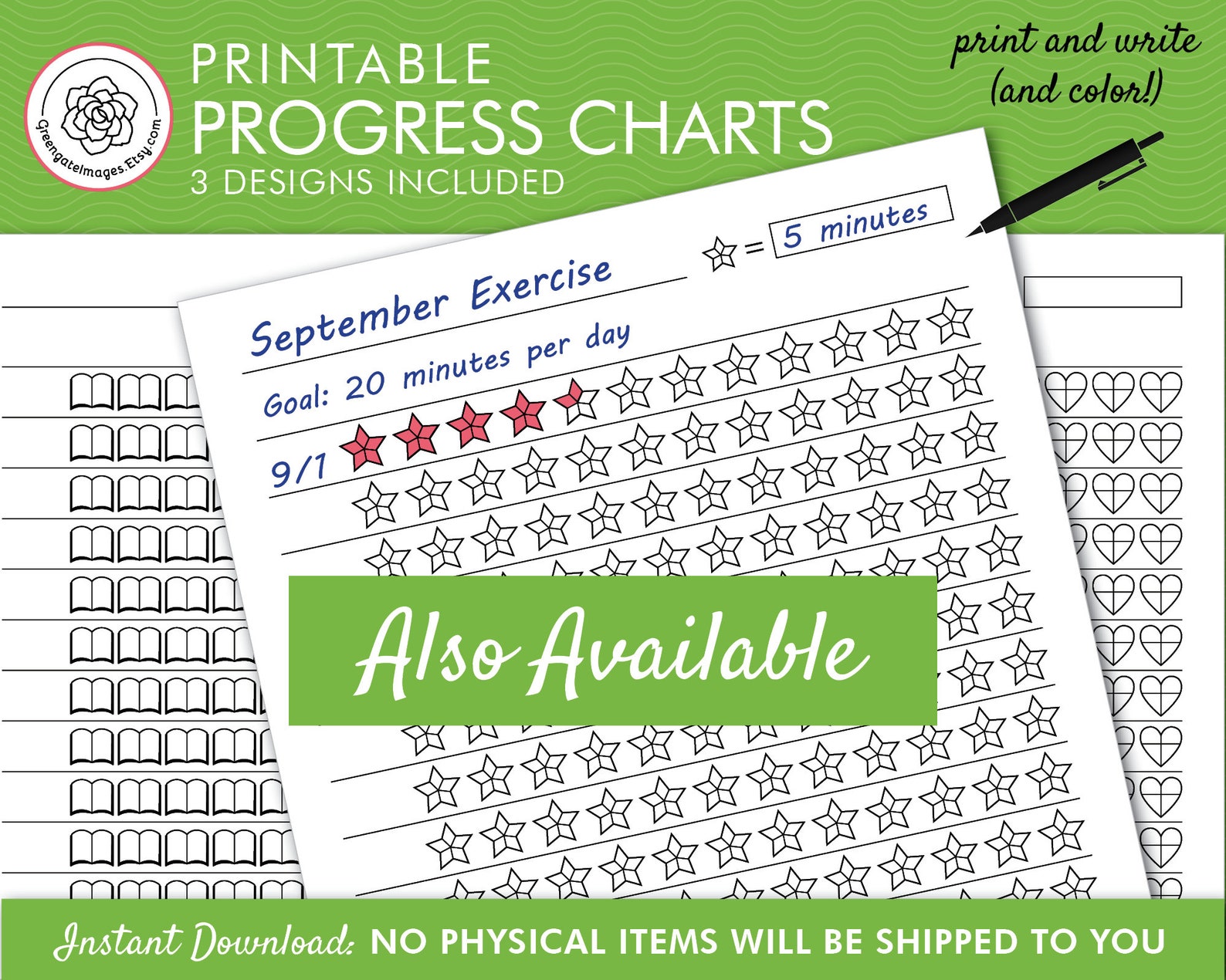 Weight Tracker - Graphing Chart, Editable Pdf, Fitness Tracking ...