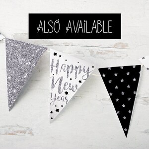 Happy New Year Bunting - Party Printable, Digital Banner, Garland ...