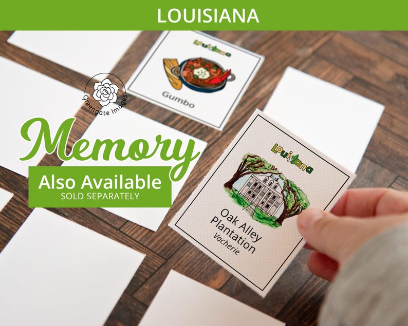 PRINTABLE Louisiana Activity Page - Instant Download PDF Kids Game. LA ...