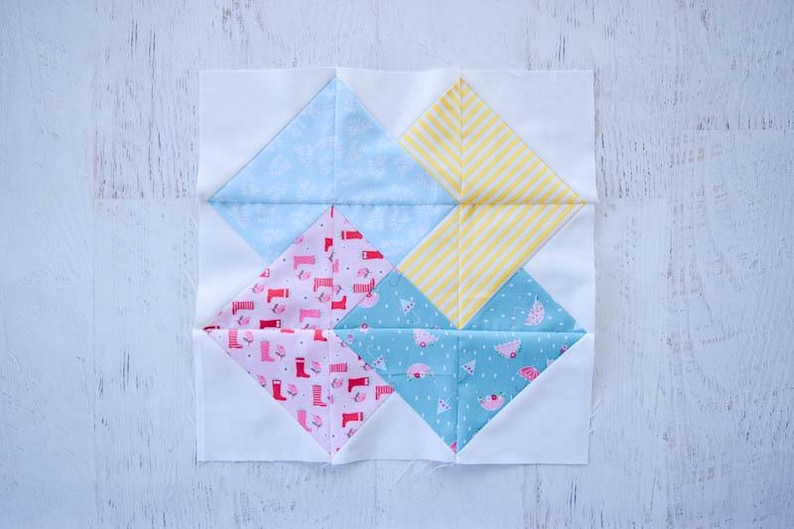 Card Trick Quilt Block Pattern – PDF Download | 5 Sizes! - Etsy