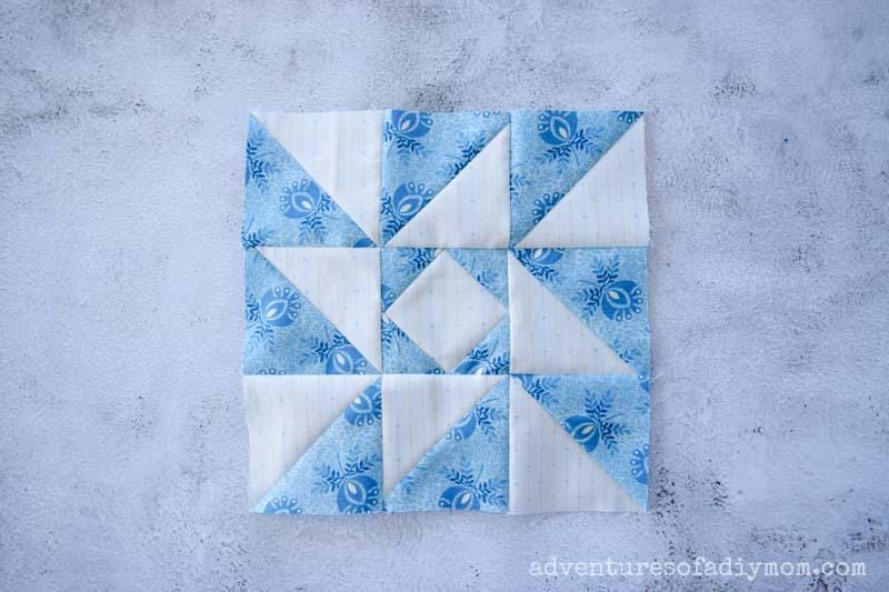 Indiana Puzzle Quilt Block Pattern | PDF Download | 6, 9 & 12-inch ...