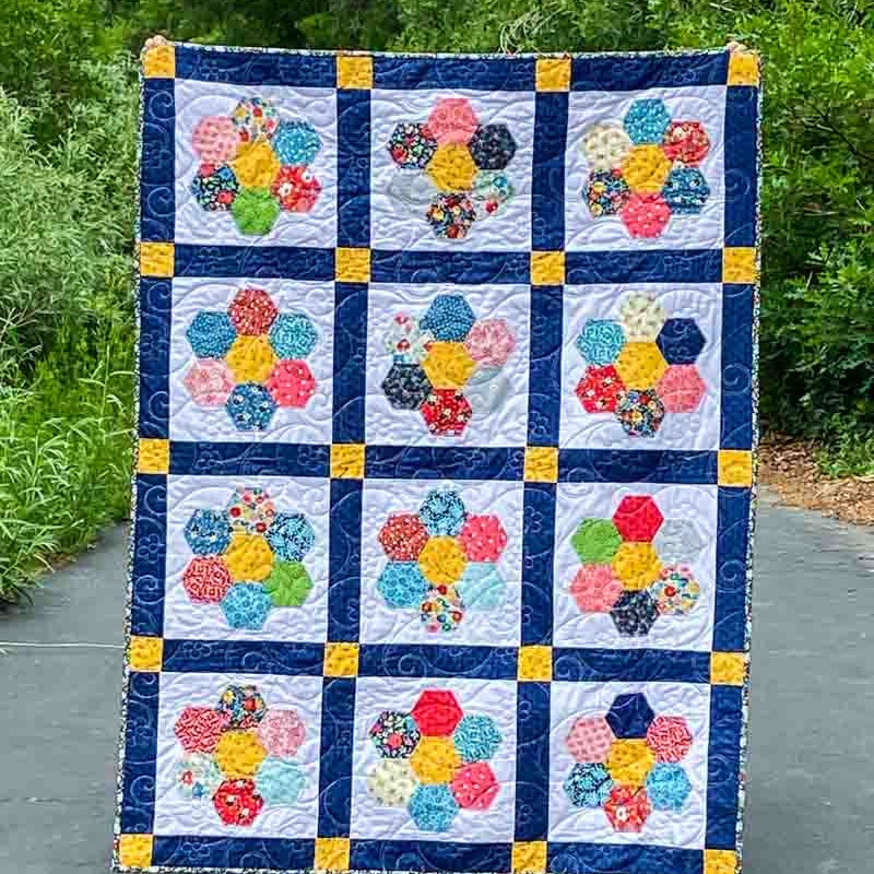 Flower Quilt Pattern - Etsy