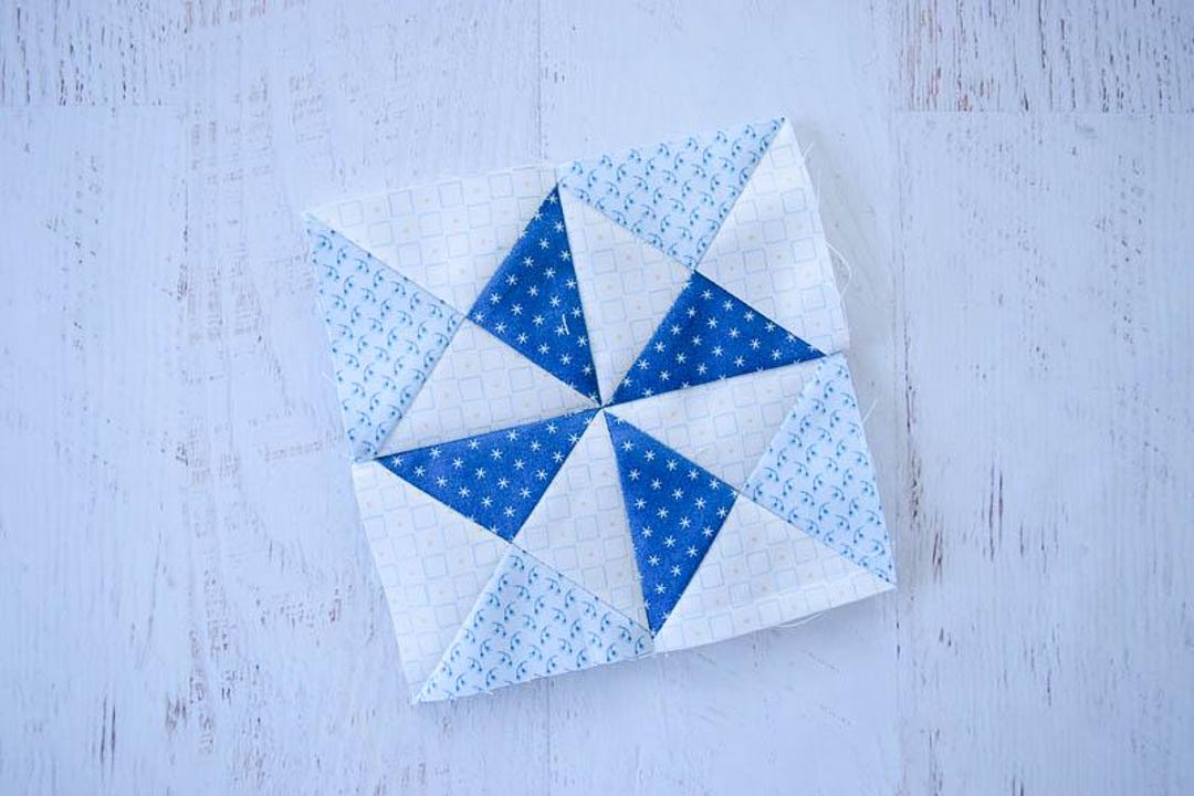 Electric Fan Quilt Block Pattern | PDF Download | 7 Block Sizes - Etsy