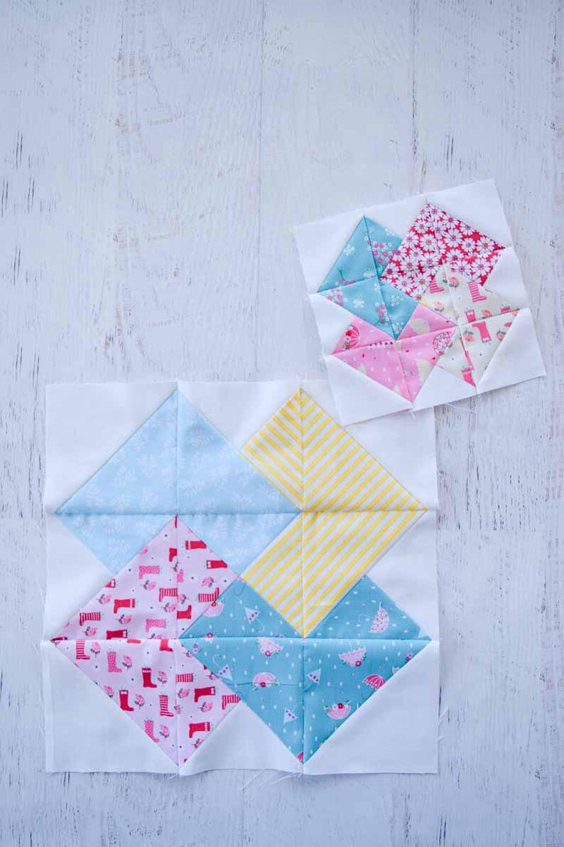 Card Trick Quilt Block Pattern – PDF Download | 5 Sizes! - Etsy