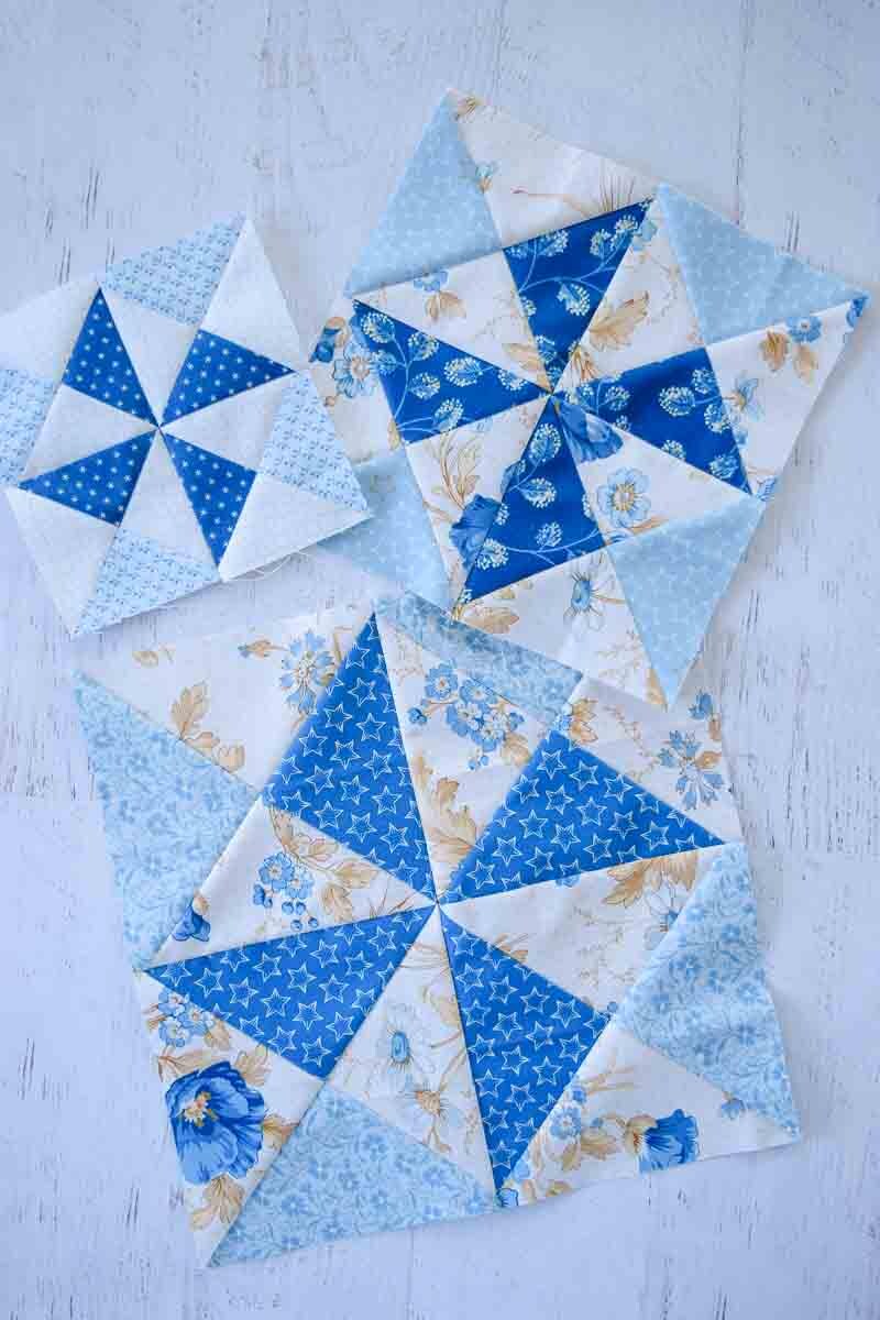 Electric Fan Quilt Block Pattern | PDF Download | 7 Block Sizes - Etsy