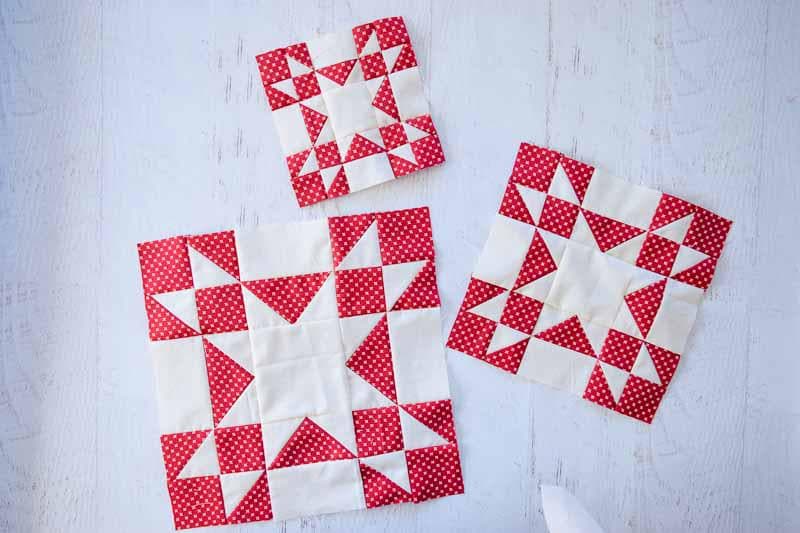 Amish Star Quilt Block | 5 Sizes | Traditionally Pieced | PDF Download ...