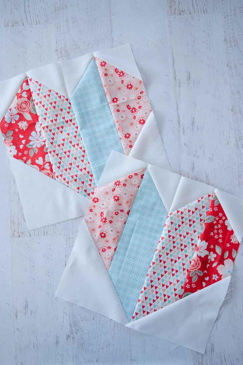Striped Heart Quilt Block Pattern | Beginner-friendly | Digital PDF ...