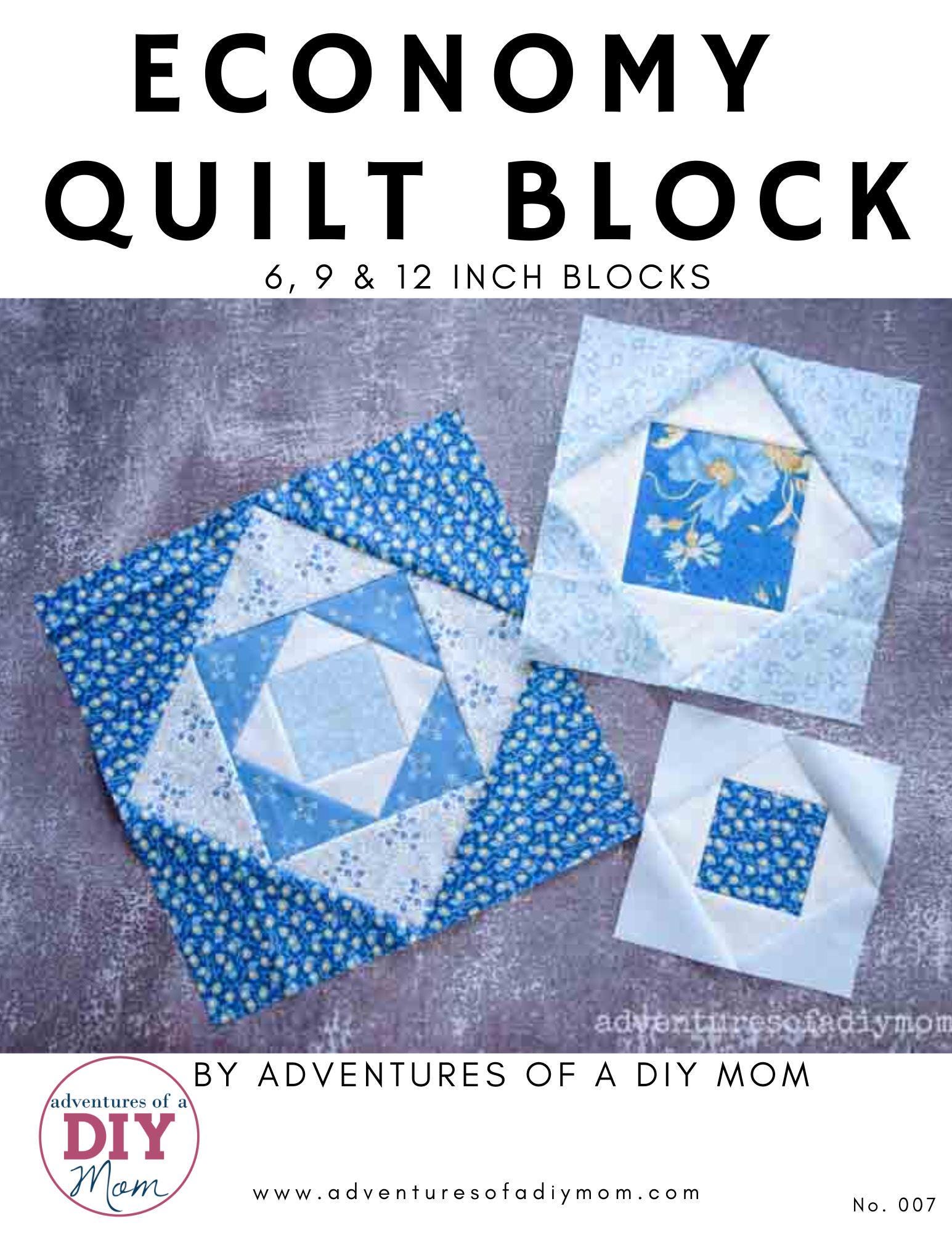 Economy Quilt Block Pattern: Beginner Friendly Floating Squares (PDF ...