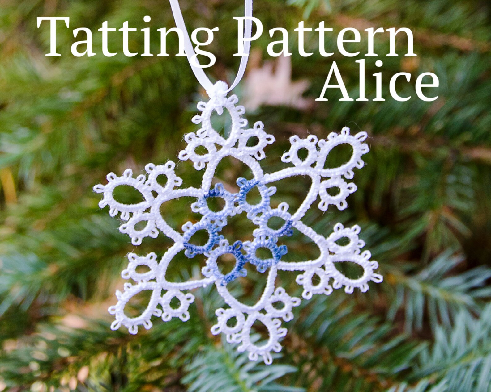 Snowflake Lace Tatting Pattern Alice - Etsy