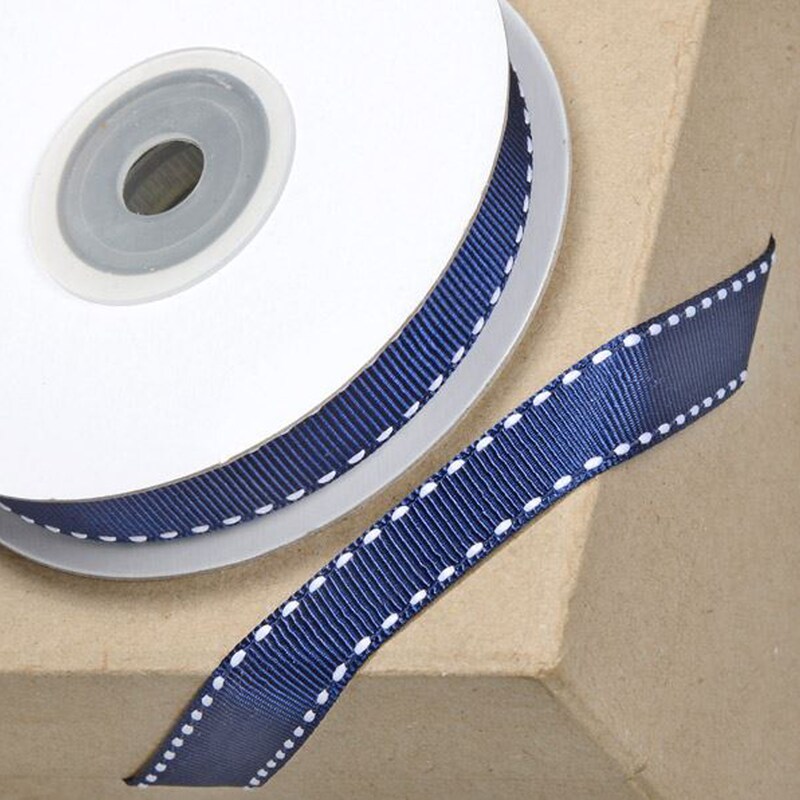 Navy and White Ribbon - Etsy