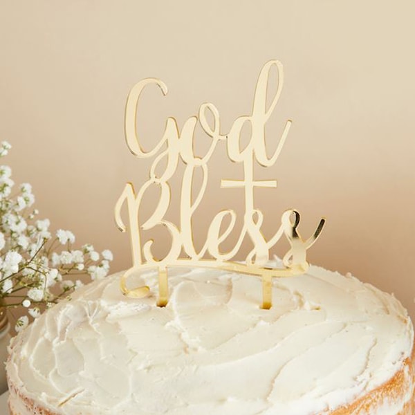 God Bless Cake Topper - Etsy