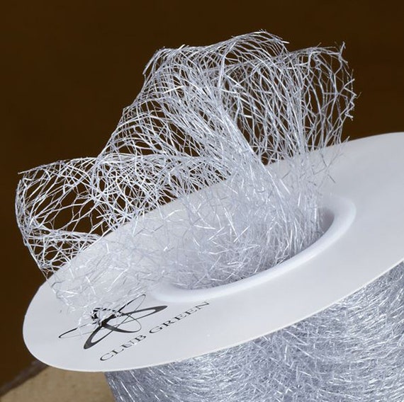 SILVER SPIDERS WEB Net Ribbon Full 20 Meter X 35mm Reel Ideal | Etsy