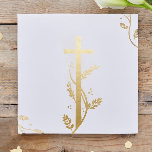 Gold Guest Book - Etsy UK