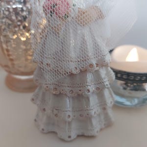 WEDDING Cake Topper Bride and Bride Mrs and Mrs Cake Topper. Made From ...