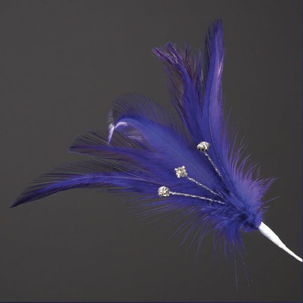 Purple Feather - Etsy
