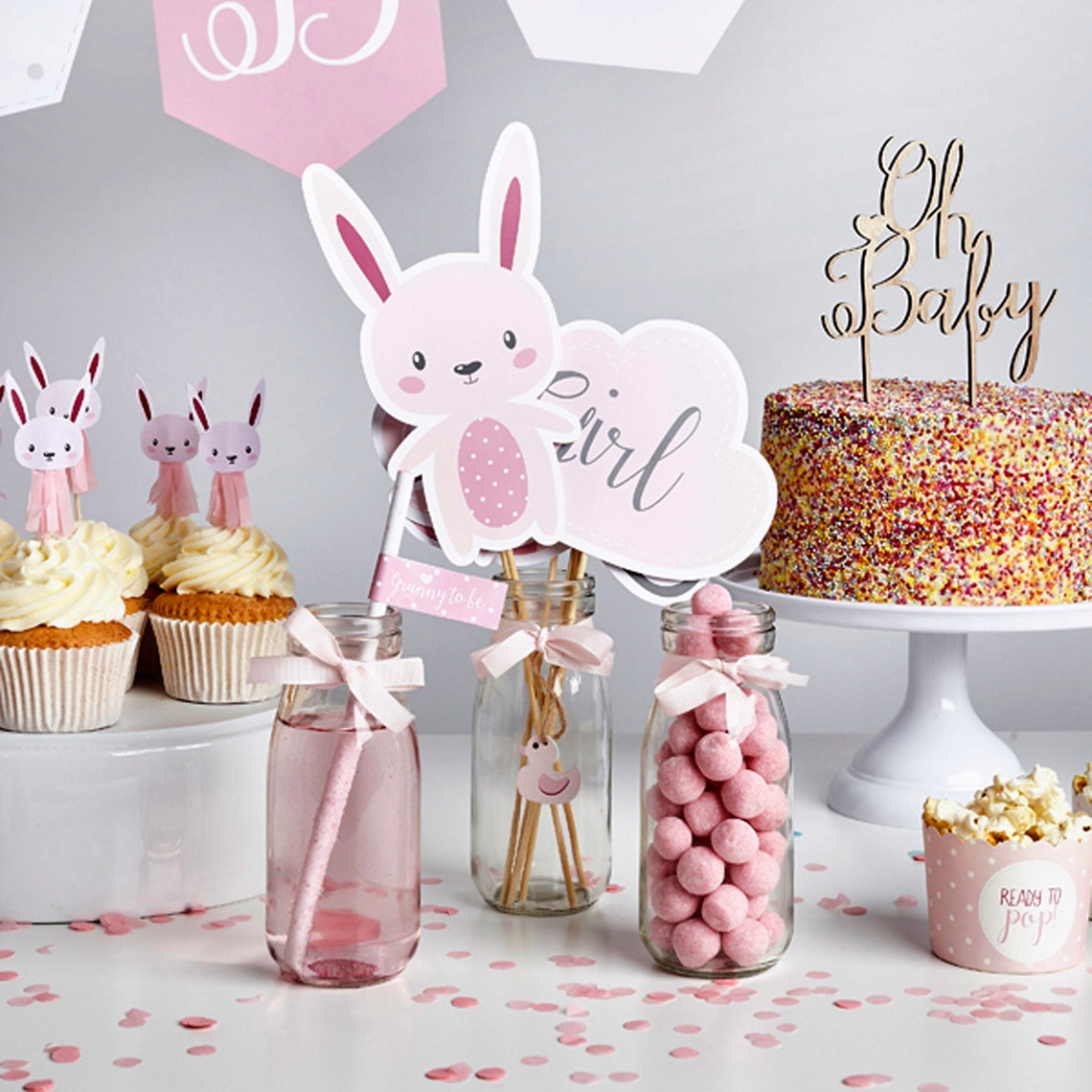 PASTEL PINK PHOTO Booth Props. Kit to Make 13 Lovely Props to Add Style ...