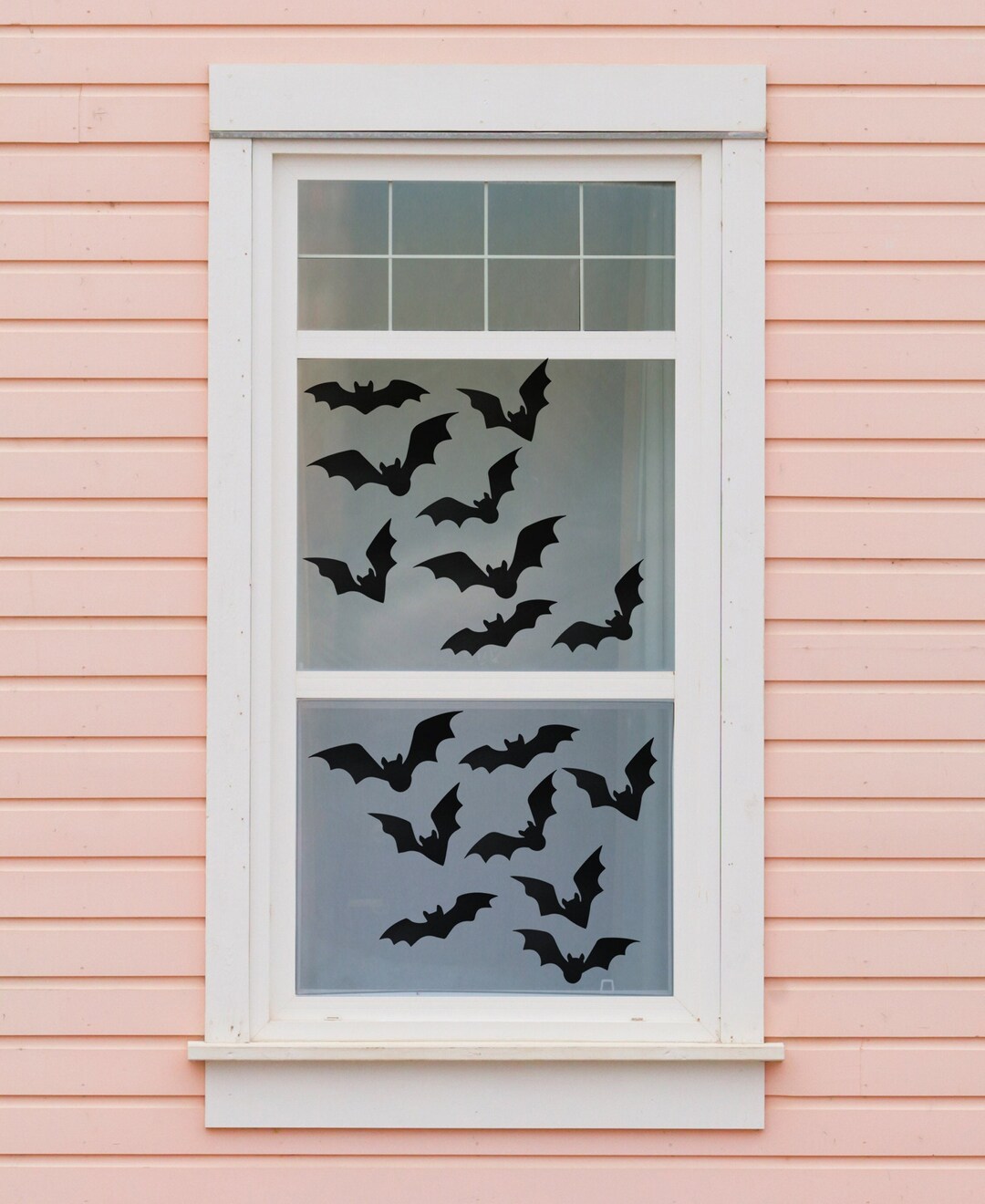 24 BLACK BAT Window Clings Lots of Creepy to Fun Will Definately ...