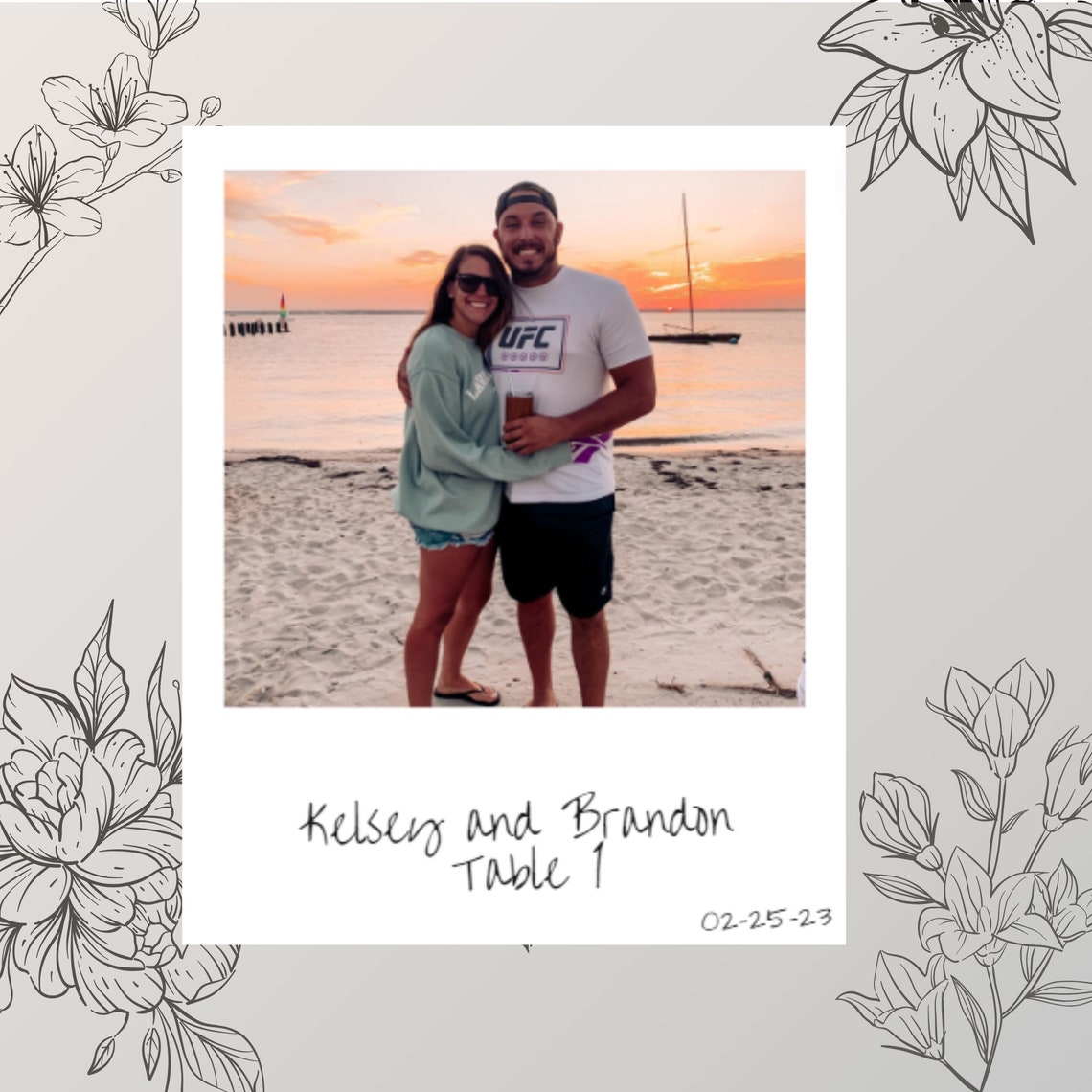 Polaroid Wedding Seating Chart Template Digital - Etsy