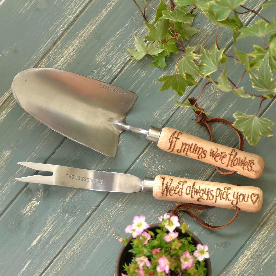Mum Garden Tools Gift Personalised for Mummy, Hand Engraved If Mums ...