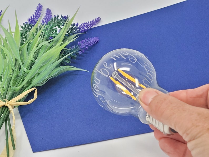 Personalised Light Bulb Gift for Him Bright Spark Best Man - Etsy UK