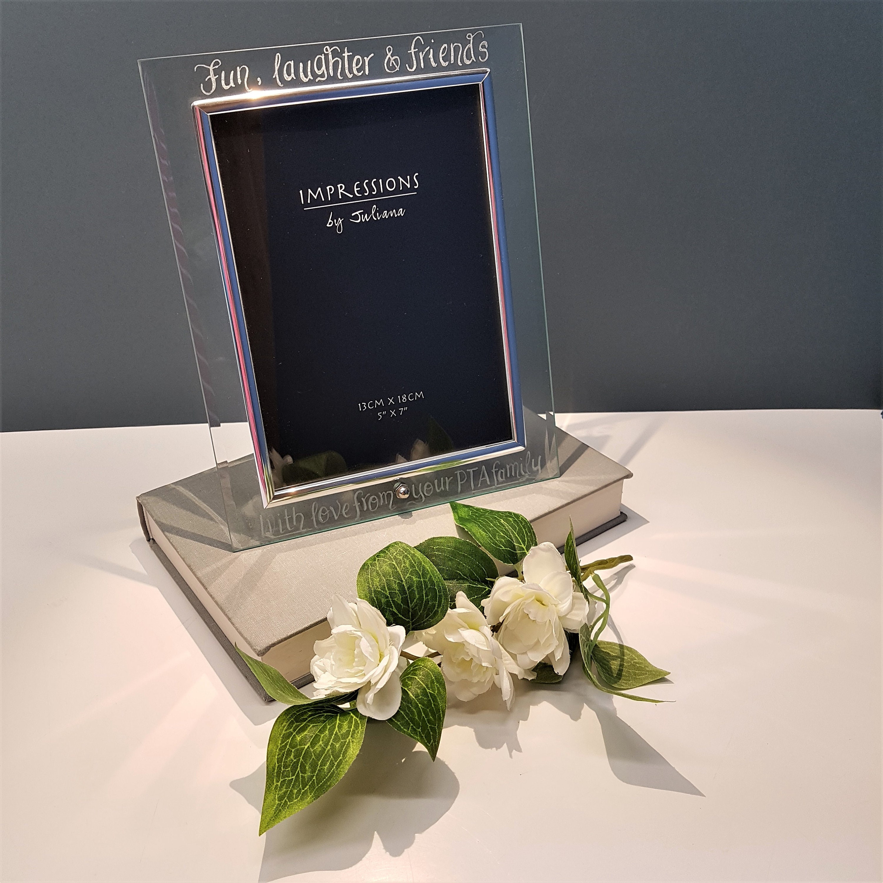 Personalised Photograph Frame Glass Picture Frame Unique | Etsy