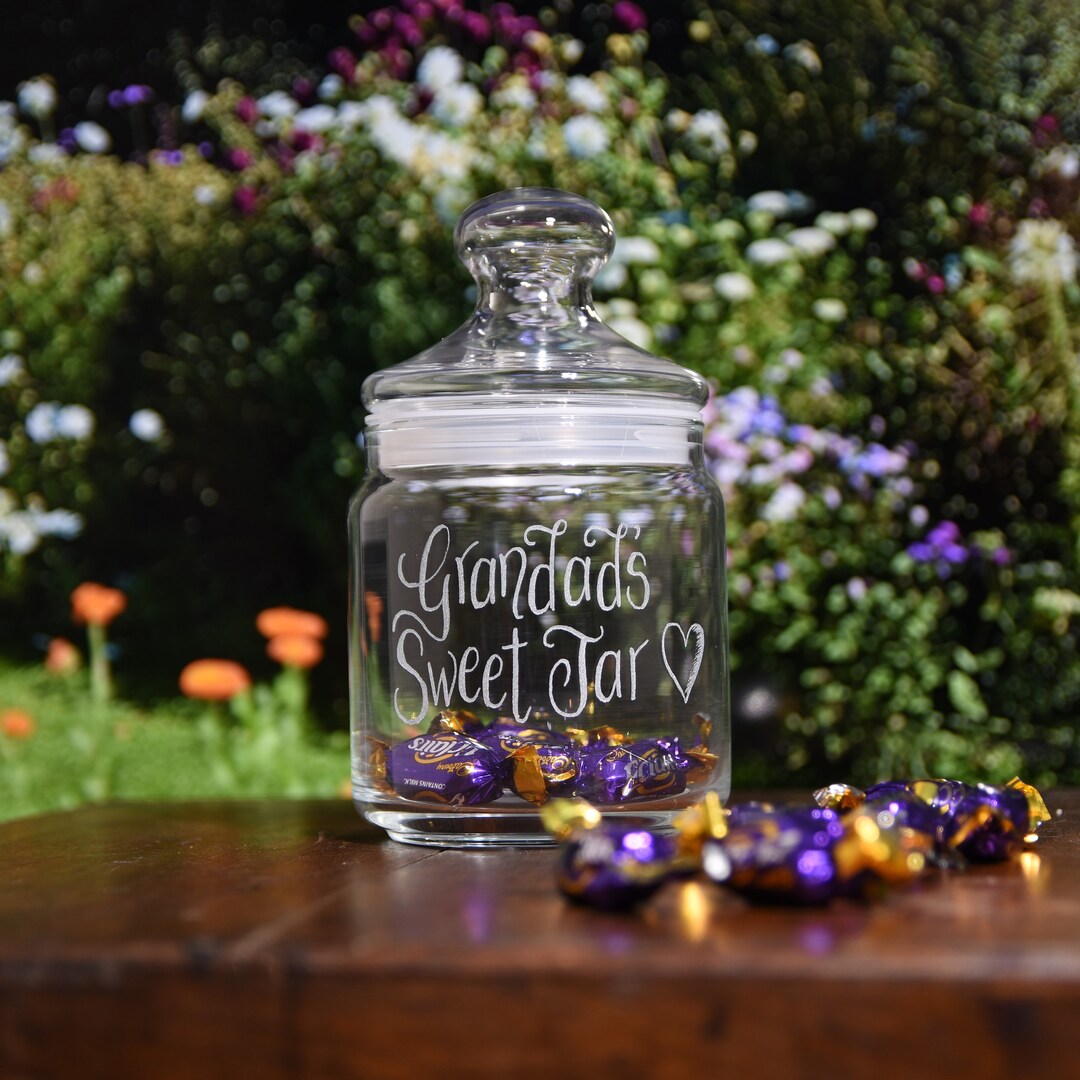 Personalised sweet jars store