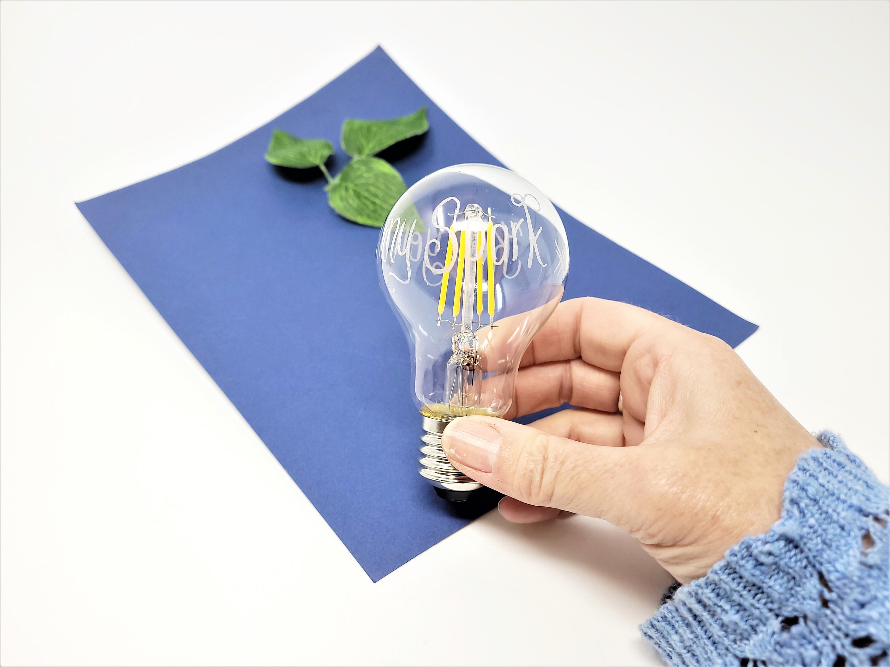 Personalised Light Bulb Gift for Him Bright Spark Best Man - Etsy UK