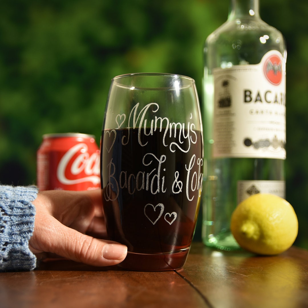 Highball Mixer Glass Custom Hand Engraved Glass Personalised Etsy
