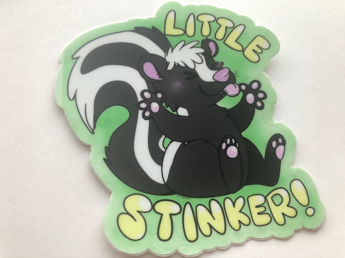 Little Stinker Skunk Stickers And Magnets Very Strong | Etsy