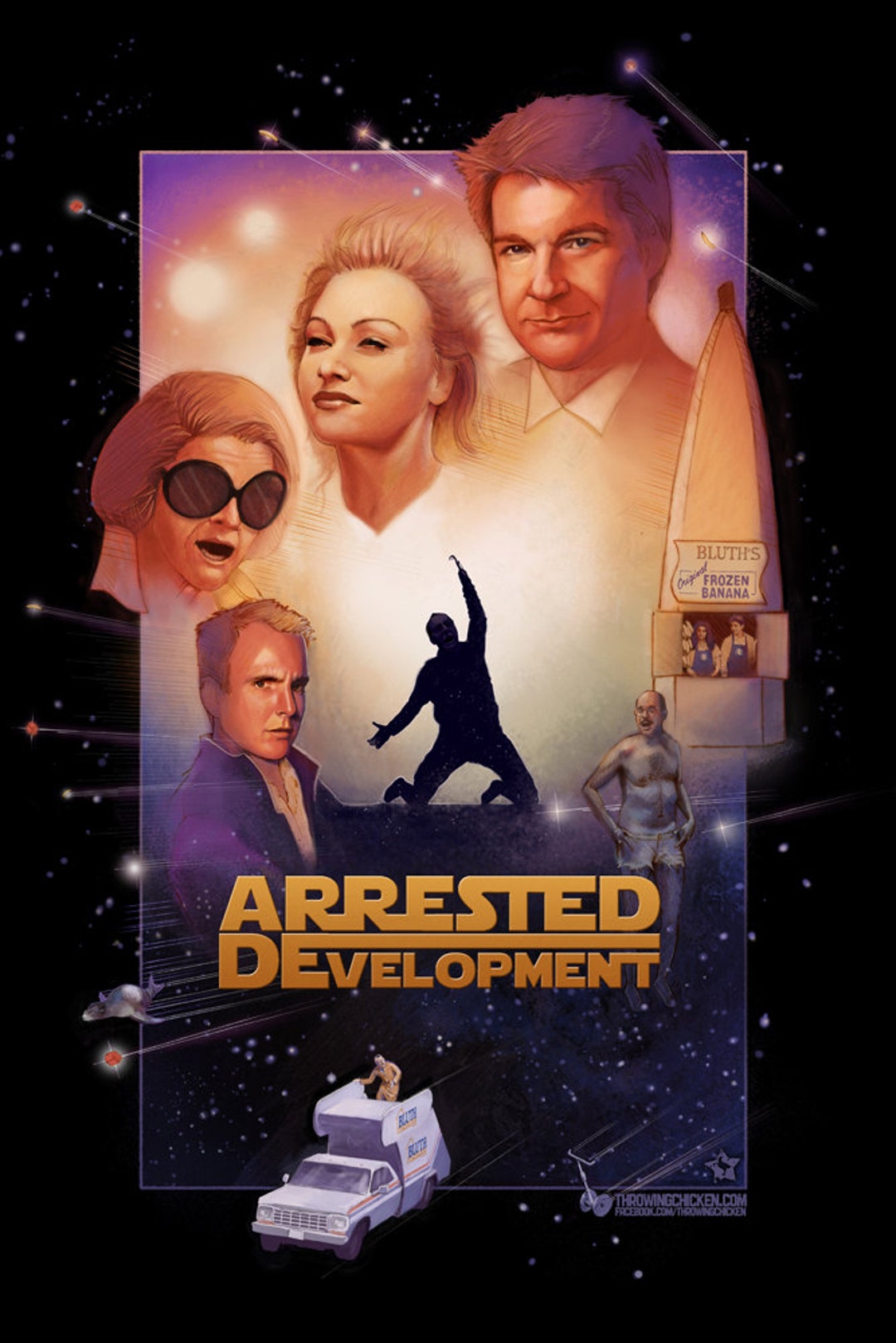 Arrested Development "star Wars" Poster (drew Struzan Style) - Etsy